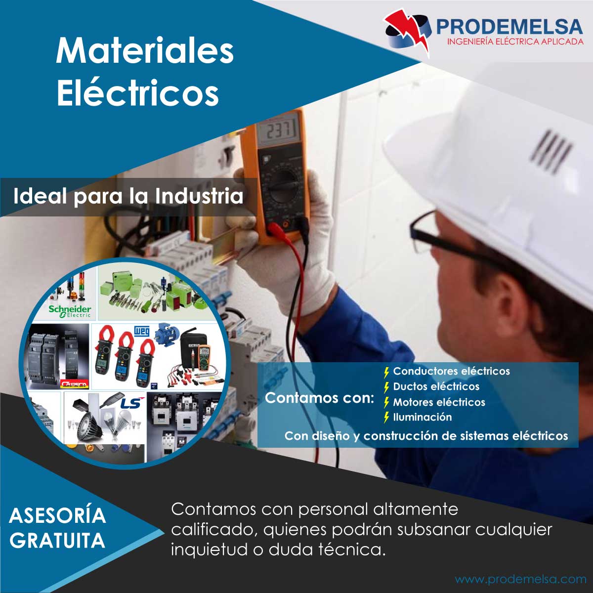 Material Electrico Quito | PRODEMELSA | Proveedor material eléctrico